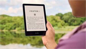 kindle paperwhite (16 gb) – now with a 6.8" display and adjustable warm light – agave green