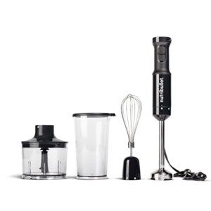 nutribullet immersion blender – deluxe set, black, 30 oz