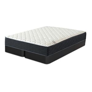 Mayton, 10-Inch Medium Tight Top Memory Foam Pocket Coil Hybrid Mattress, and 4" Split Wood Box Spring set, king, Black Box