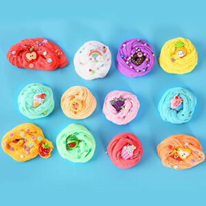 Mini Butter Slime Kit, 32 Pack Scented Slime for Kids Party Favor, DIY Putty Slime Toys Stretchy and Non-Sticky, Soft Slime Stress Relief Toys for Girls and Boys