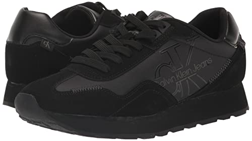 Calvin Klein Men's Eden Sneaker, Black 001, 9