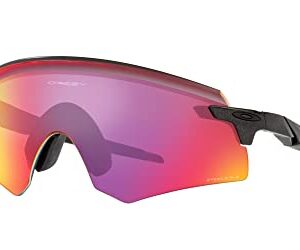 Oakley Men's OO9471 Encoder Rectangular Sunglasses, Dark Galaxy/Prizm Road, 36 mm