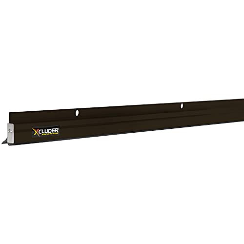 Xcluder 36 in. Low-Profile Door Sweep, Dark Bronze, Seals Out Rodents & Pests, Enhanced Weather Sealing, Easy to Install; Door Seal Rodent Guard; Rodent Proof Door Sweep