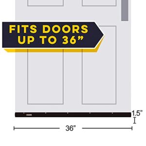 Xcluder 36 in. Low-Profile Door Sweep, Dark Bronze, Seals Out Rodents & Pests, Enhanced Weather Sealing, Easy to Install; Door Seal Rodent Guard; Rodent Proof Door Sweep