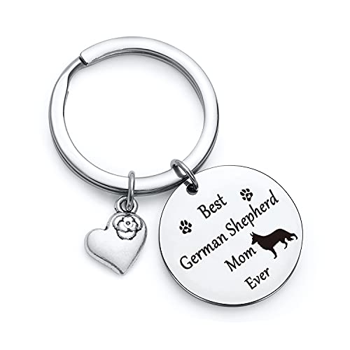 TzrNhm Blossom German Shepherd Jewelry German Shepherd lover Gift German shepherd owner German Shepherd Mom Gift German Shepherd Mom Jewelry Dog Mom Jewelry German Shepherd Mom Keychain