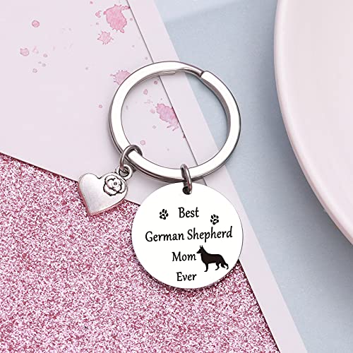 TzrNhm Blossom German Shepherd Jewelry German Shepherd lover Gift German shepherd owner German Shepherd Mom Gift German Shepherd Mom Jewelry Dog Mom Jewelry German Shepherd Mom Keychain