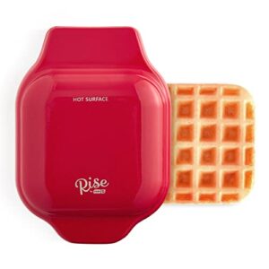 waffle makr mini squ red