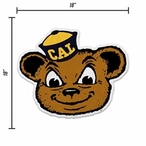 Rico Industries NCAA Cal Berkeley Golden Bears Mascot Shape Cut Pennant - Home and Living Room Décor - Soft Felt EZ to Hang