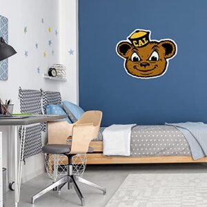 Rico Industries NCAA Cal Berkeley Golden Bears Mascot Shape Cut Pennant - Home and Living Room Décor - Soft Felt EZ to Hang