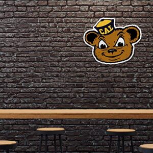 Rico Industries NCAA Cal Berkeley Golden Bears Mascot Shape Cut Pennant - Home and Living Room Décor - Soft Felt EZ to Hang