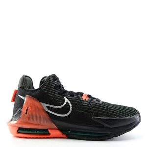 Nike mens Lebron Witness VI Basketball Trainers Cz4052 Shoes, Black Sequoia Crimson Pulse Metallic Silver, 11