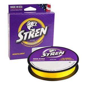 stren original®, hi-vis gold, 20lb | 9kg monofilament fishing line, suitable for freshwater environments