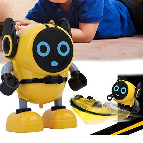 Mini Robot Gyro, Robot Gyro Robot Intelligence Toy for Children for Playing for Birthday Children Gift(Yellow)