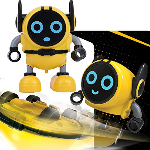 Mini Robot Gyro, Robot Gyro Robot Intelligence Toy for Children for Playing for Birthday Children Gift(Yellow)