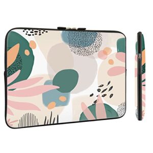 Lapac Laptop Sleeve Bag 13-14 Inch Abstract Art Sketch, Water Repellent Neoprene Light Weight Computer Skin Bag, Pink Notebook Carrying Case Cover Bag for 13/14 Inch MacBook Pro, MacBook Air