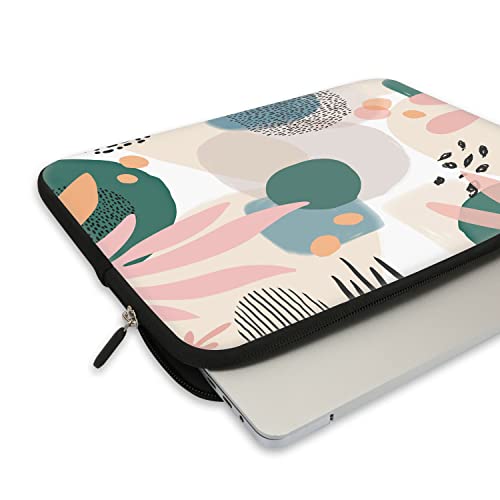 Lapac Laptop Sleeve Bag 13-14 Inch Abstract Art Sketch, Water Repellent Neoprene Light Weight Computer Skin Bag, Pink Notebook Carrying Case Cover Bag for 13/14 Inch MacBook Pro, MacBook Air