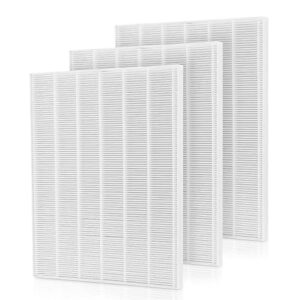 116130 true hepa replacement filter h for winix 5500-2 am80 air purifier, 3 pack h13 grade true hepa filter