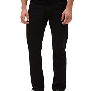 GAP Mens Straight Fit Jeans, True Black, 38W x 30L US