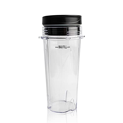 Lytio 16 Oz Nutri Ninja Replacement Blending Cup with Sip N Seal Lid