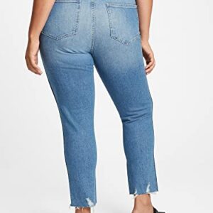 GAP Womens High Rise Vintage Slim Fit Jeans, Medium Rock, 29 Regular US