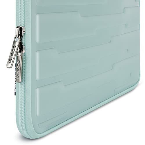 DOMISO 17.3 inch Shock Resistant Laptop Sleeve with Handle Protective Case Compatible with 17.3" Notebook/Dell Inspiron/MSI/HP Pavilion Ideapad/Samsung/HP, Mint Green