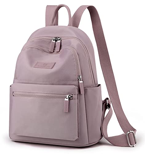 Collsants Small Backpack for Women Mini Backpack Small Backpack Purse Nylon Day Packs (Light Purple)