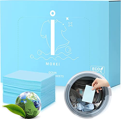 Portable Laundry Detergent Sheets - no Scent，heavier piece 35 count, Quick Disolve, Ecoigy,Eco-friendly, Zero Waste, Plastic Free, Liquid free, Powder free, Easier than Pods, Packs or Pacs, for Home Dorm Travel Camping & Hand Washing Clean No Waste Fresh