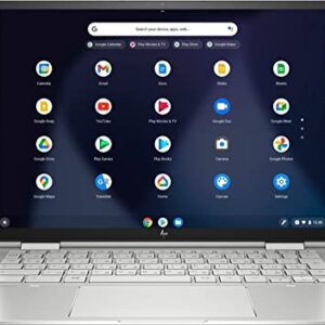 HP Chromebook x360 2 in 1 Touchscreen Flip Laptop, 13.5" WUXGA+ IPS Display, Intel Core i5 Processor, 8GB DDR4 RAM, 256GB SSD, Convertible Design, ChromeOS, Bluetooth, Speaker, Wifi, Silver (Renewed)