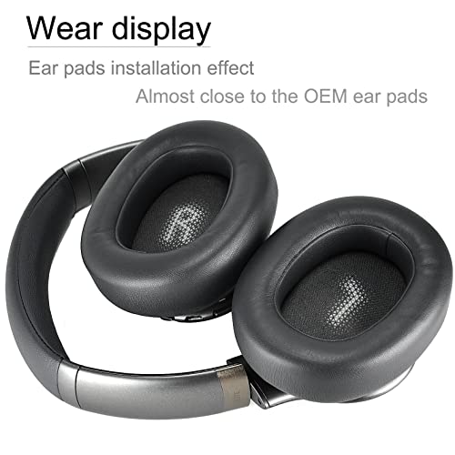 Everest 750 750NC Ear Pads Replacement Cover EarPads Compatible with JBL Everest Elite 750 750NC Over-Ear Wireless Bluetooth Headset，Softer Leather,High-Density Noise Cancelling Foam, Added Thickness