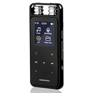 72gb digital voice recorder voice activated recorder with playback - upgraded small tape recorder for lectures, meetings, interviews, mini audio recorder usb charge, mp3