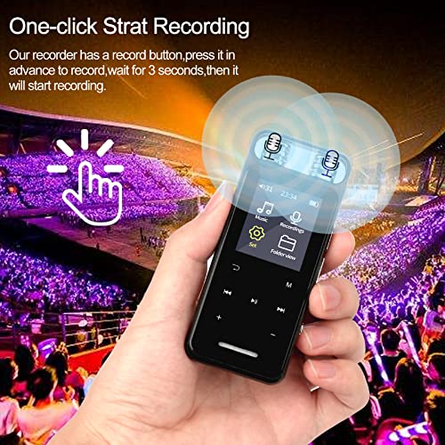 72GB Digital Voice Recorder Voice Activated Recorder with Playback - Upgraded Small Tape Recorder for Lectures, Meetings, Interviews, Mini Audio Recorder USB Charge, MP3