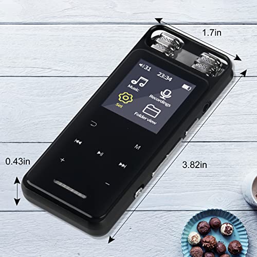 72GB Digital Voice Recorder Voice Activated Recorder with Playback - Upgraded Small Tape Recorder for Lectures, Meetings, Interviews, Mini Audio Recorder USB Charge, MP3