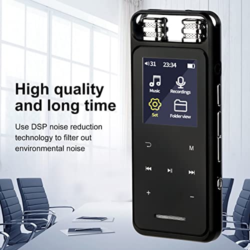 72GB Digital Voice Recorder Voice Activated Recorder with Playback - Upgraded Small Tape Recorder for Lectures, Meetings, Interviews, Mini Audio Recorder USB Charge, MP3