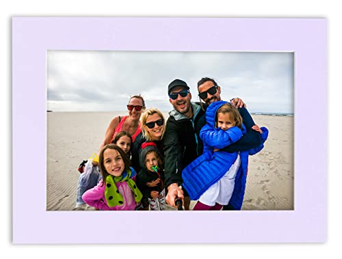 8.5x11 Mat for 11x17 Frame - Precut Mat Board Acid-Free Light Purple 8.5x11 Photo Matte For a 11x17 Picture Frame, Premium Matboard for Family Photos, Show Kits, Art, Picture Framing, Pack of 100 Mats