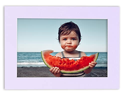 8.5x11 Mat for 11x17 Frame - Precut Mat Board Acid-Free Light Purple 8.5x11 Photo Matte For a 11x17 Picture Frame, Premium Matboard for Family Photos, Show Kits, Art, Picture Framing, Pack of 100 Mats