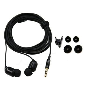 VizGiz 3 Pack 10FT Earbuds 3.5mm Stereo 3 Pole Headset Earphones 3 Meter Long Extension Wired Cord Cable Earphone Monitor in-Ear Headphone for Live Streamer Webcast Internet Broadcast Phone Computer