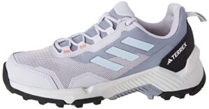 adidas women's terrex eastrail 2 sneaker, silver dawn/blue dawn/black, 9