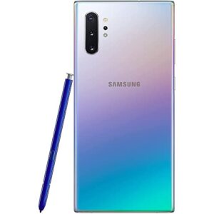 Samsung Galaxy Note 10+ Plus (256GB, 12GB) 6.8" QHD+ AMOLED, Snapdragon 855, 4300mAh Battery, 4G LTE Fully Unlocked (T-Mobile, Verizon, Global) N975U1 (w/Fast Wireless Charger) (Renewed) (Aura Glow)