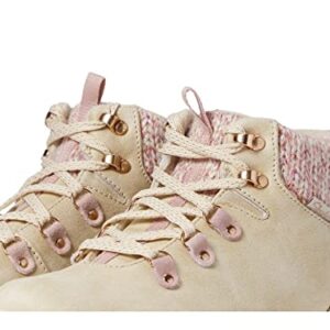 Skechers Women's Synergy-Pretty Hiker Fashion Boot, Natural/Pink, 11