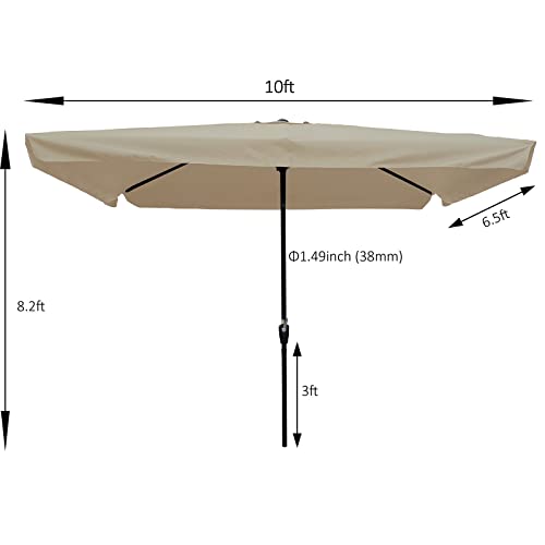 Patio Umbrellas+Outside Shade+Large Patio Umbrellas+Windproof+Patio Umbrella With Stand+Deck Balcony+Patio Umbrella Led+For Backyard Garden Deck Picnic