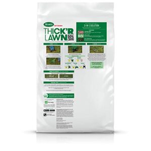 Scotts Turf Builder Thick'R Lawn Bermudagrass: Seed, Fertilizer, Soil Improver, 12 lbs., 2-Pack