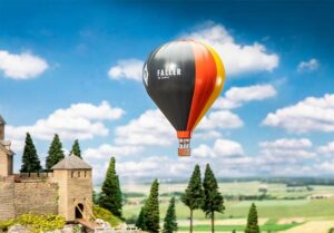 239090 faller n scale 1:160 kit of a anniversary model hot air balloon 75 years of faller