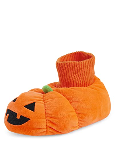 Gymboree,Slippers,Halloween Pumpkin,11-12