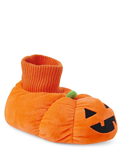 Gymboree,Slippers,Halloween Pumpkin,11-12