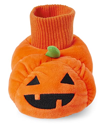 Gymboree,Slippers,Halloween Pumpkin,11-12