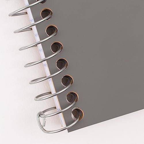 Five Star Personal Spiral Notebook, 1 Subject, College Ruled Paper, 7" x 4-3/8", Small Size, 100 Sheets, Gray (450022AA3)