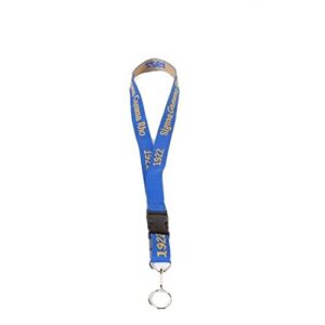 greekgear sigma gamma rho woven embroidered lanyard