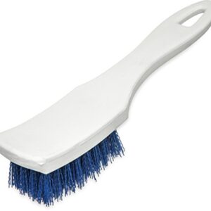 SPARTA 41395EC14 Plastic Scrub Brush, Detail Brush, Kitchen Brush With Hanging Hole For Cleaning, 7 Inches, Blue