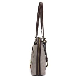 CHALA Convertible Backpack Purse - Daisy - Gray