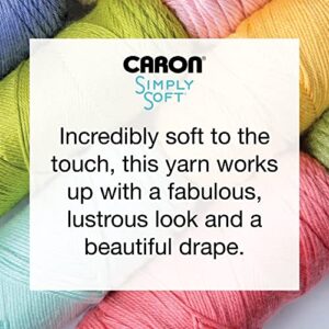 Caron Simply Soft Burgundy Yarn - 3 Pack of 170g/6oz - Acrylic - 4 Medium (Worsted) - 315 Yards - Knitting, Crocheting & Crafts